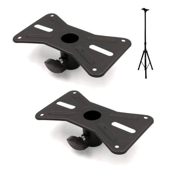 All Steel Speaker Mount Adapter Plate for 35mm Tripod Speaker Stands